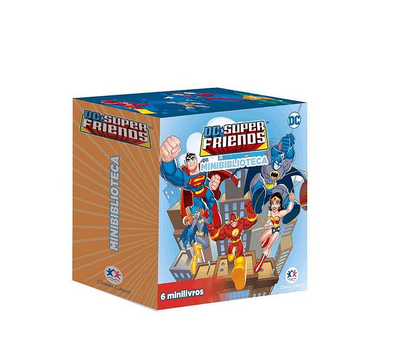 DC Super Friends Mini Biblioteca - Up Brinquedos