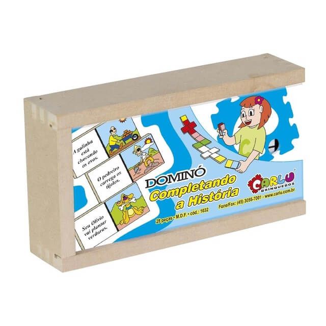 Dominó Completando a História - Up Brinquedos
