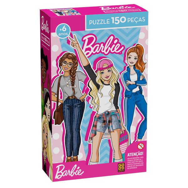 Quebra-Cabeças 150 Peças Barbie Grow - Up Brinquedos
