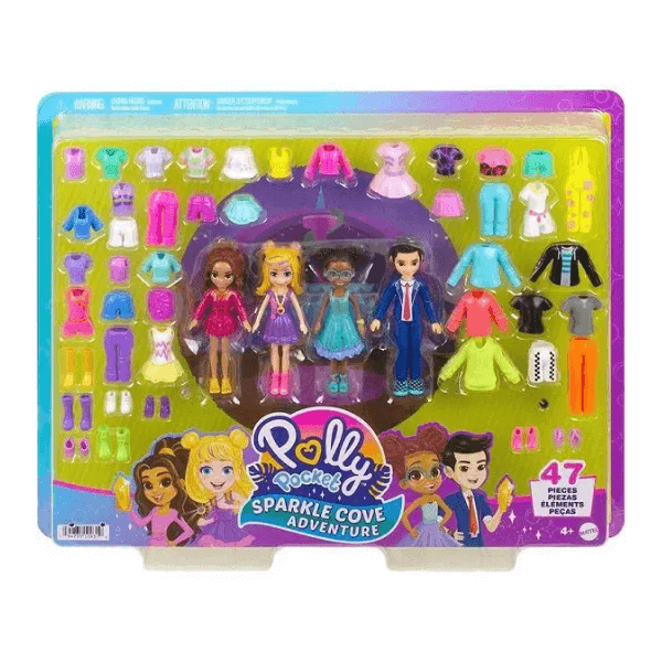 Kit Polly Pocket Sparkle Cove Adventure Mattel - Up Brinquedos