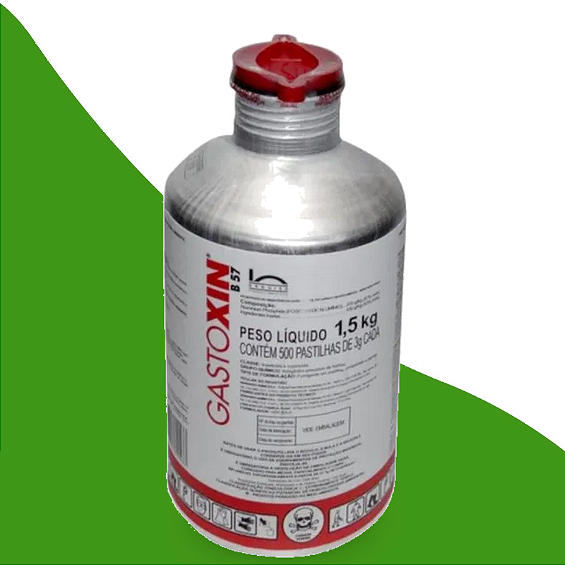 Inseticida Gastoxin 1,5 kg - Composição Fosfeto de alumínio - Roundup ...