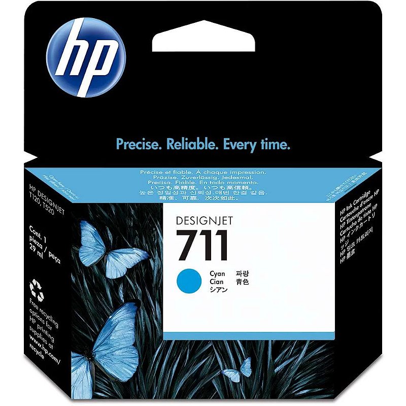 Cartucho de Tinta HP Original CZ130A 711 Cyan - Neo Technology