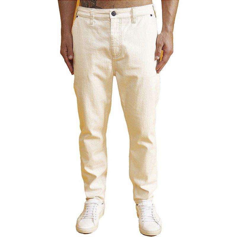 Calça Colcci Fred AV23 Off White Masculino - Attemporal Boutique