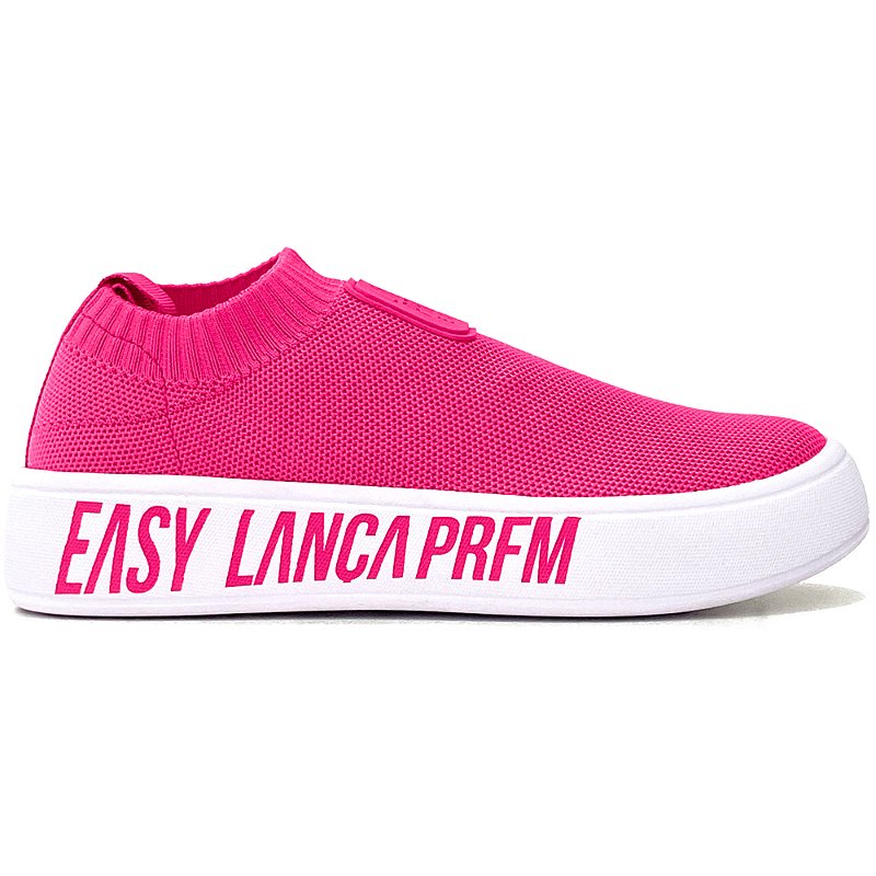 Tênis Easy Lança Perfume Emborrachado Rosa Feminino - Attemporal Boutique