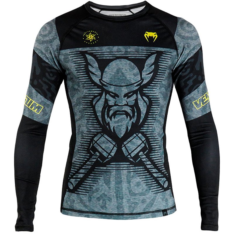 Rash Guard Venum Vicking 2 Preto - Attemporal Boutique