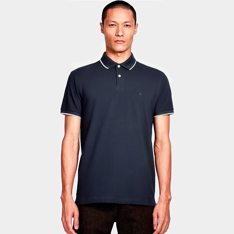 Camisa Polo Aramis Classic Friso Ve26 Marinho Masculino - Attemporal ...