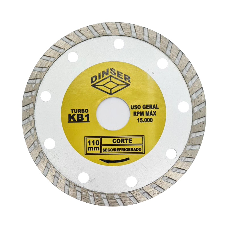 DISCO DIAMANTADO DINSER KB1 TURBO - Ferragens Garcia