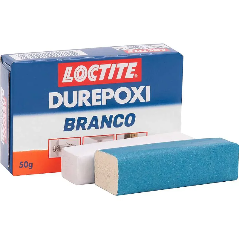 Massa Adesiva Durepoxi Branco 50g Colagem Resistente E Discreta ...