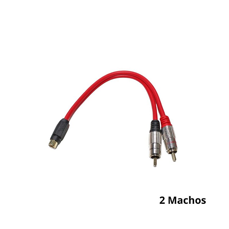 Cabo Rca KX3 Eco Vermelho Blindado Profissional - Tripla blindagem ...