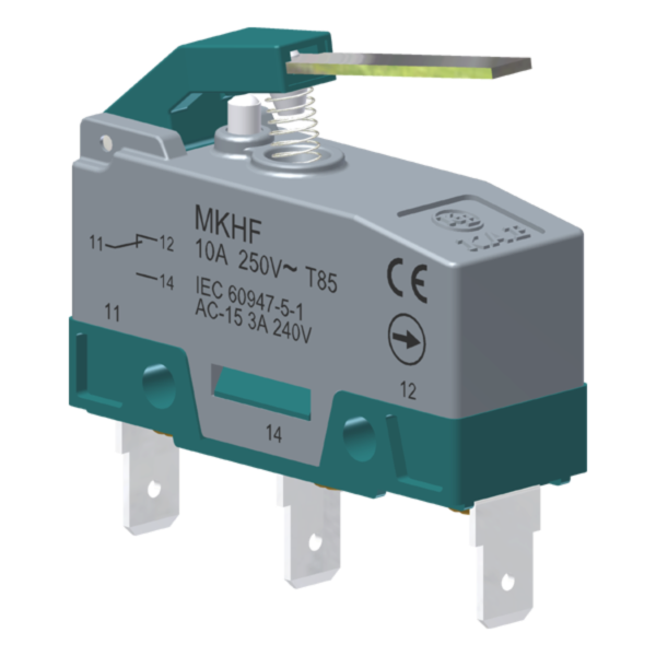 Microrutor Básico Ruptura Positiva Contato Na+Nf Atuador Alavanca Curta ...