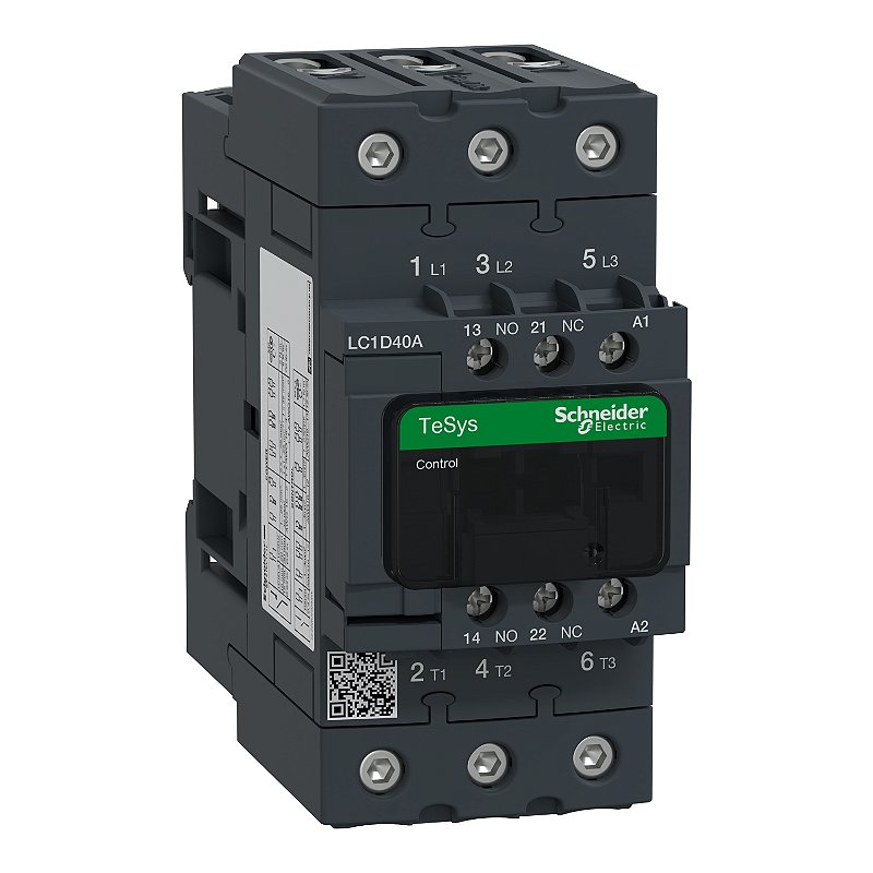 Contator Tripolar Tesys D Everlink 40A 1Na+1Nf 120Vca LC1D40AG7 ...