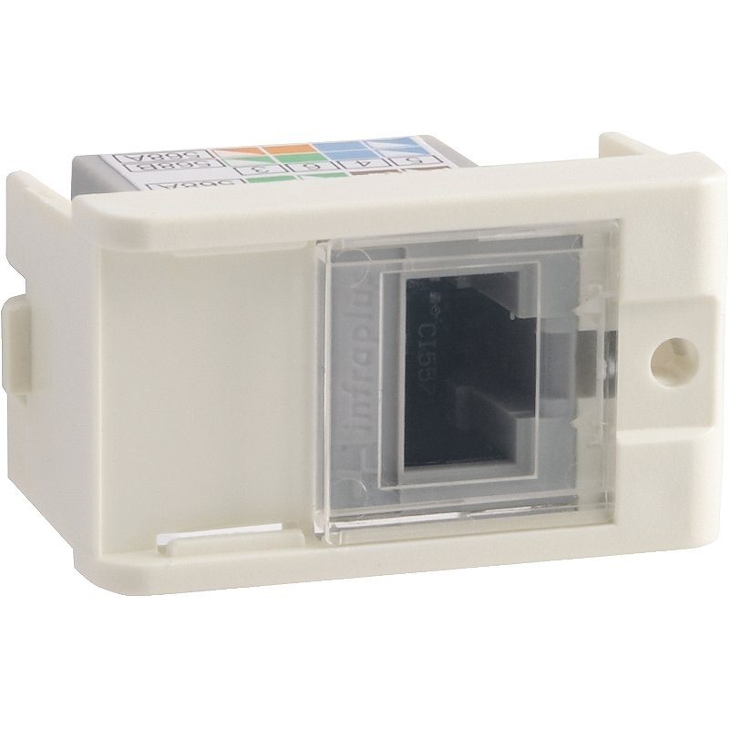 Modulo Tomada Rj45 8 Fios Utp Cat6 1M Br PRM47781 SCHNEIDER - Lumilux Materiais Elétricos Ltda