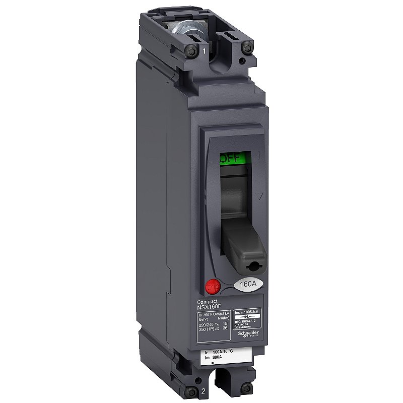 Circuit Breaker Compact Nsx160F - Tmd - 125 A - 1 Pole 1D LV438669 ...
