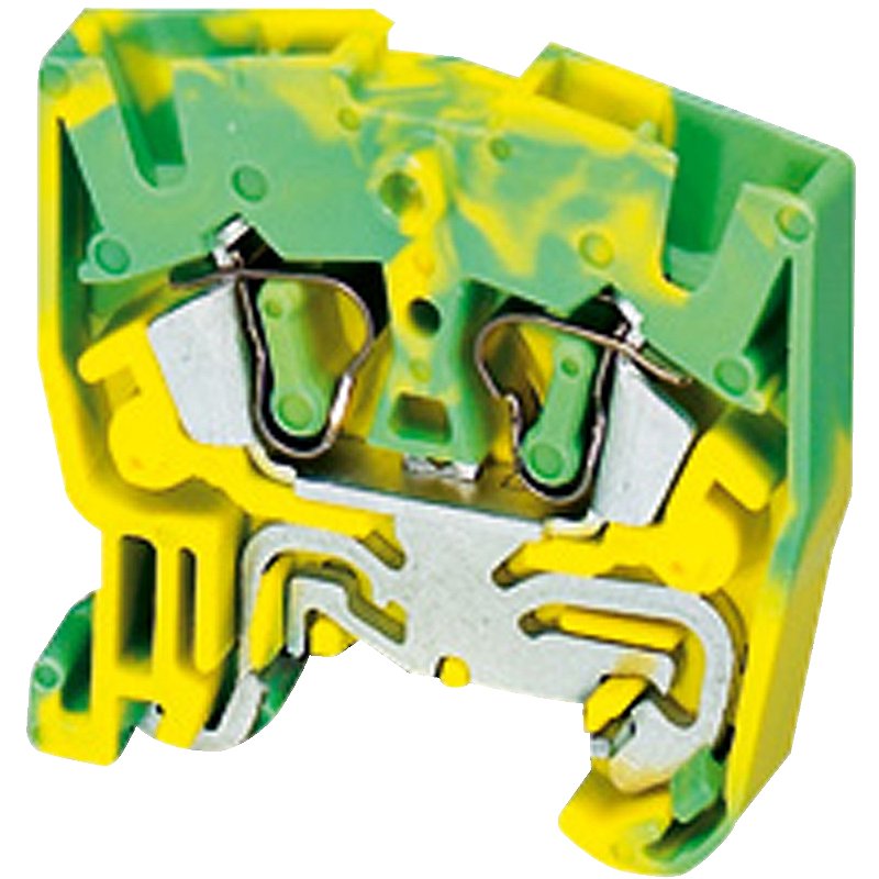 Conector Mola Protecao Terra Mini 2.5Mm2 2 Pontos NSYTRR22MPE SCHNEIDER ...