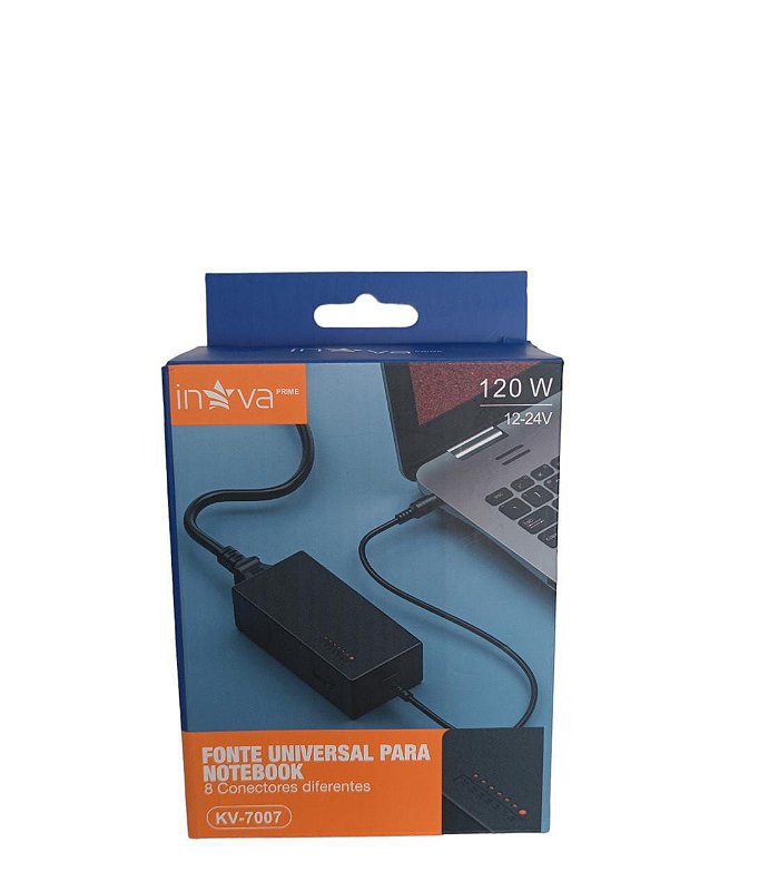 KV-7007 FONTE UNIVERSAL PARA NOTEBOOK INOVA PRIME - Inova Distribuidora ...