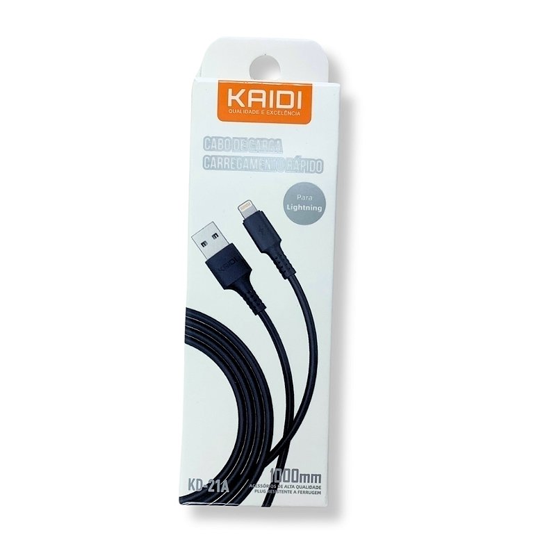 KD-21A CABO USB LIGHTNING KAIDI - Inova Distribuidora - Acessórios e ...