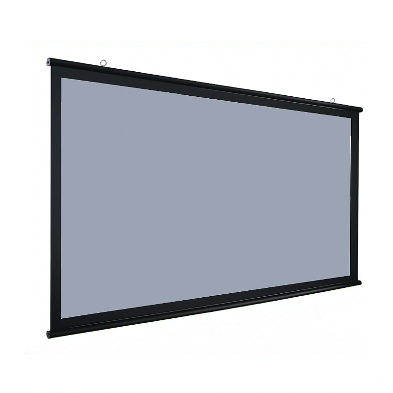 Tela De Projeção Mapa Dual Cine 90 Polegadas 4k Cinza Silver - IMEX TELAS