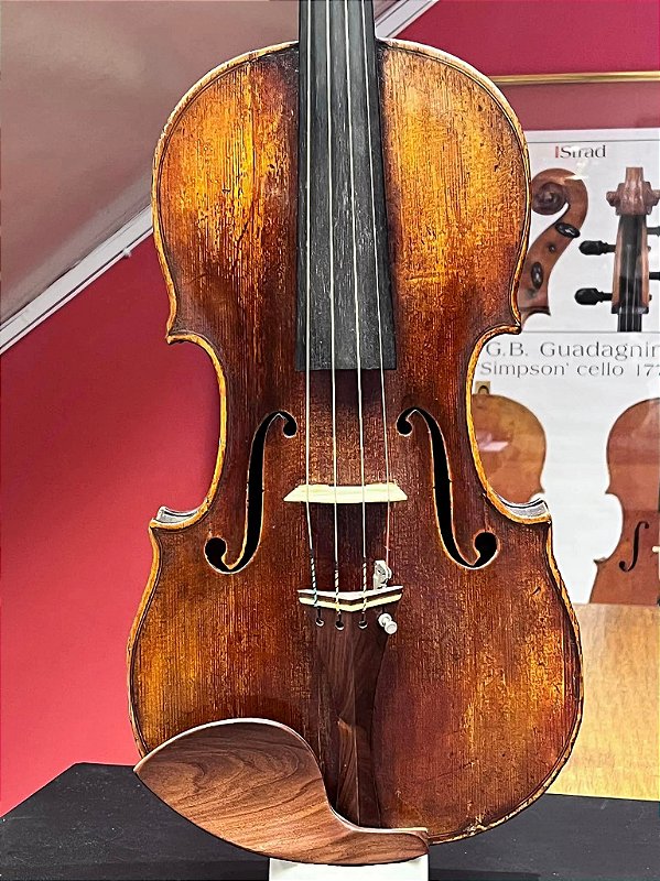 VIOLA ANTIGA DO SÉC. 18, ESCOLA NAPOLITANA, ANO 1763 - JEAN JOLUVIER ...