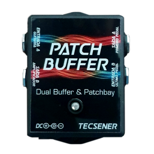 Pedal Patchbuffer- Dual Buffer & Patchbay - Tecsener Áudio - Pedais Handmade