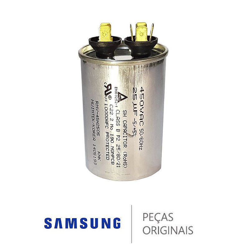 Capacitor 2501-001235 25uF Samsung - Ponto Multipeças - Peças Geladeira ...
