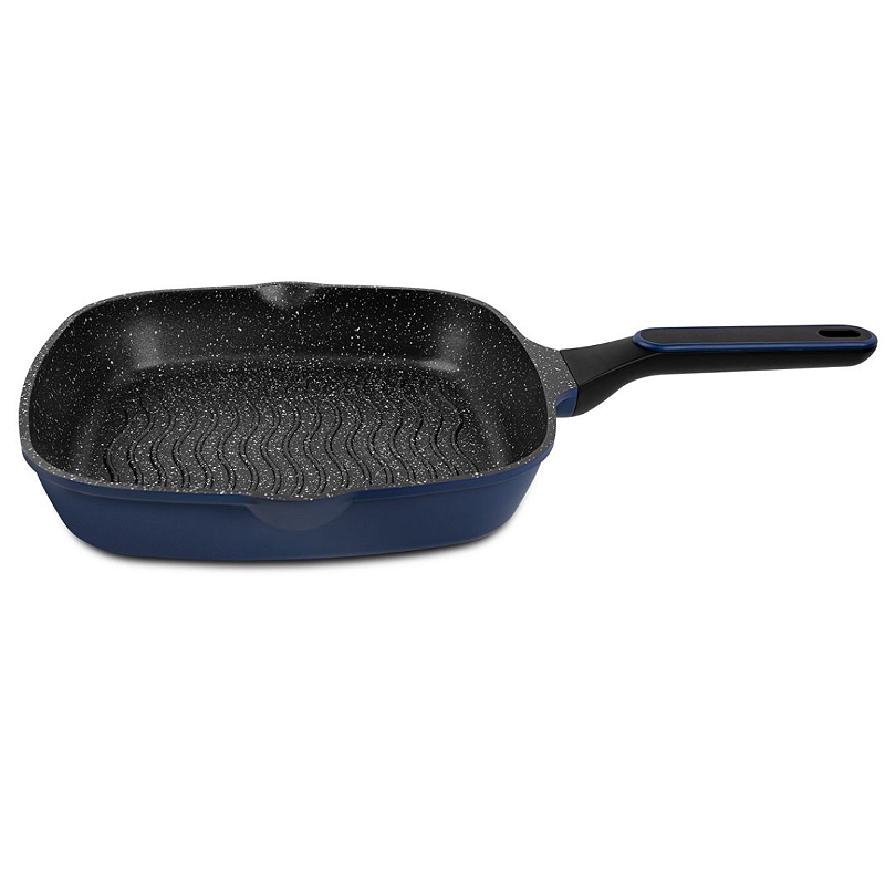 Frigideira Grill Hercules Marine Antiaderente 28 cm Indução Ceramico ...