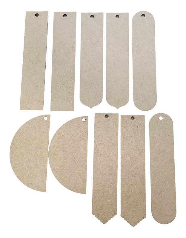 Marcador de paginas em MDF misto - Rimar Corte a Laser