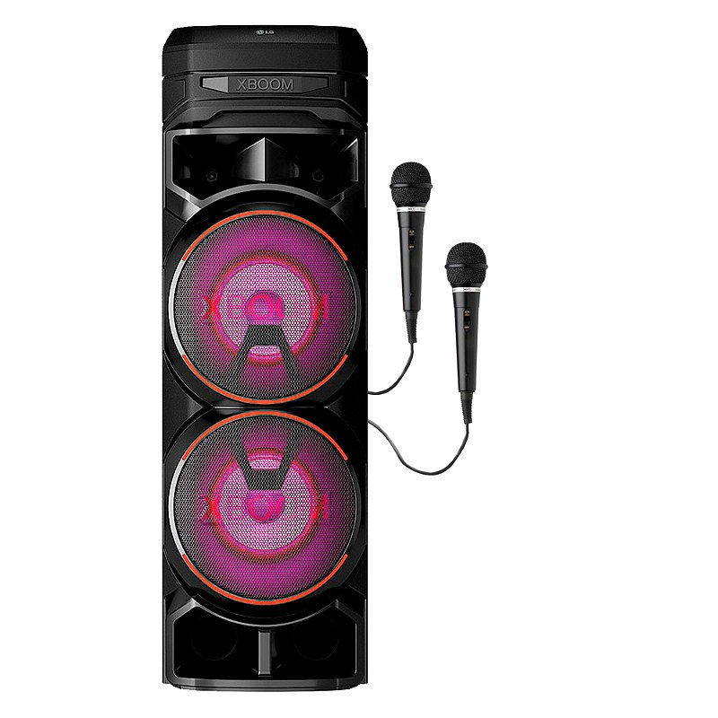 Caixa de Som Acustica LG Xboom RNC9 LED Rádio 410w-2 Mic l Sanbox - Sanbox