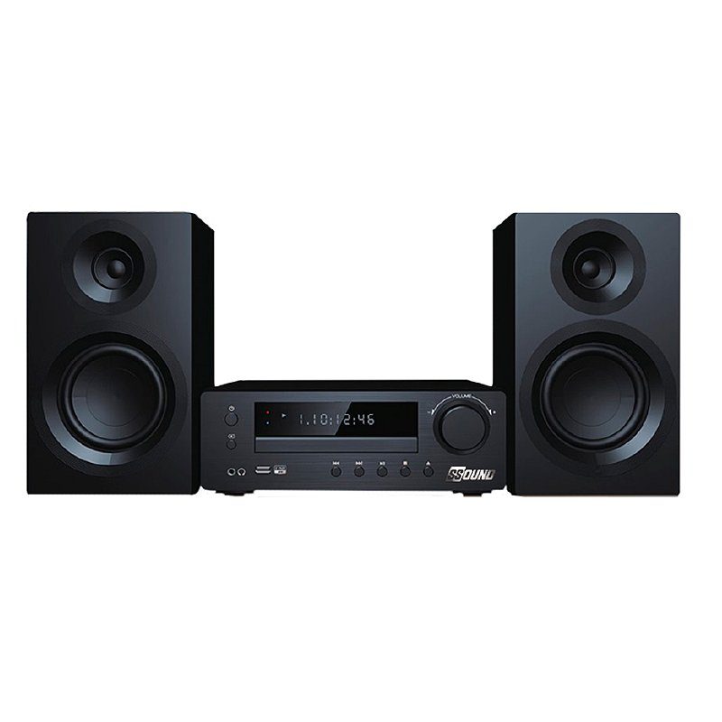 Mini System SS-002 SSOUND CD/MP3/Bluetooth/Rádio - 330W l Sanbox - Sanbox