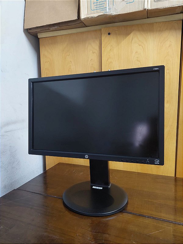 Monitor HP 20″ LED E2011p – HD+, VGA/DisplayPort, VESA, Ajustável ...