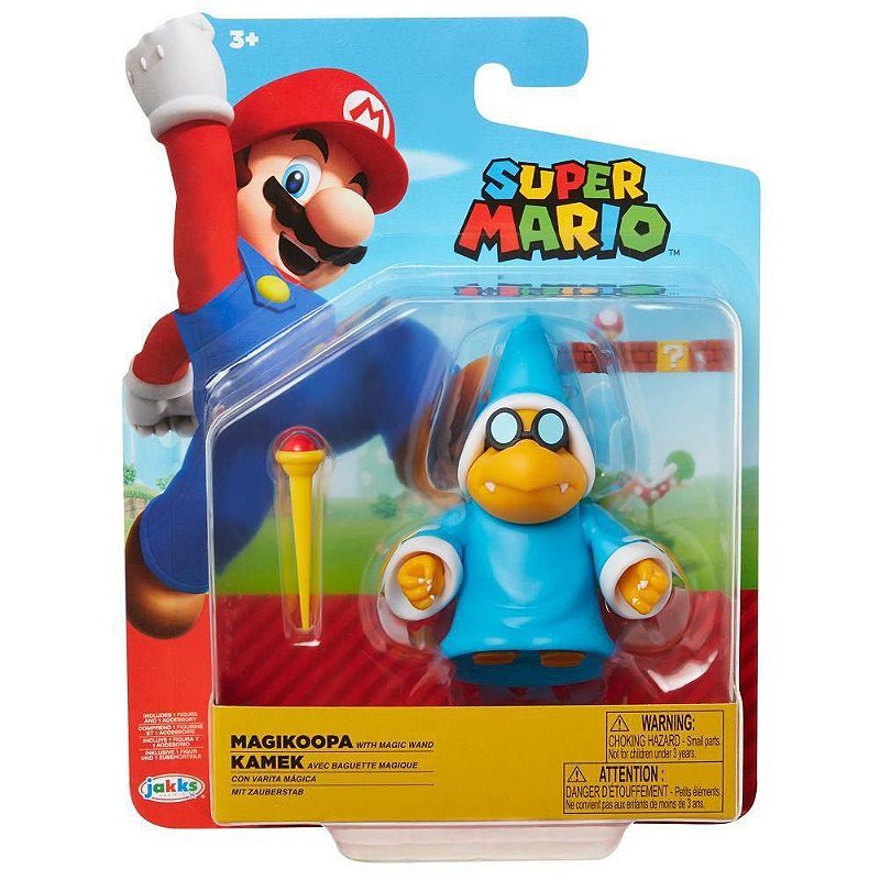 Boneco Super Mario Magic Koopa Kamek 10 CM 3007 Candide - TRENDS ...