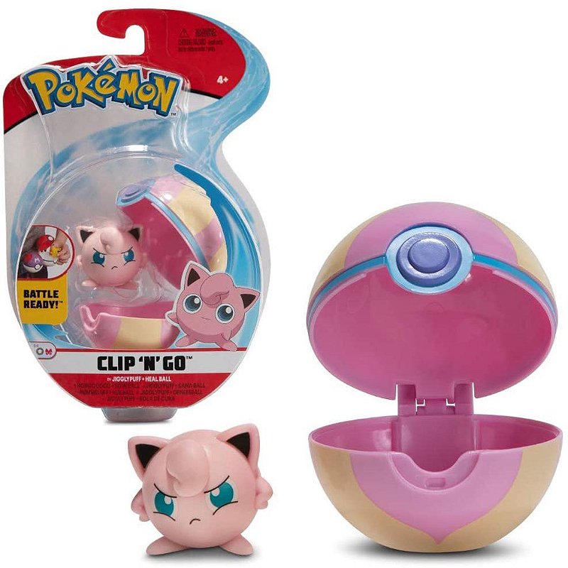 Pokemon Jiggly Puff Com Pokebola - Sunny 2606 - Melhor Loja de ...
