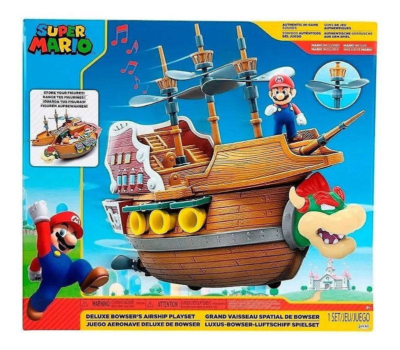 Navio do Bowser Super Mario 3021 - Melhor Loja de Brinquedos de São ...