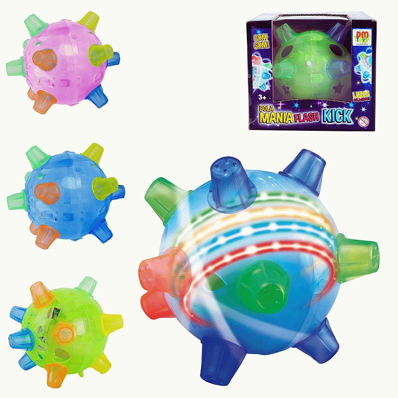 Bola Interativa com Luz e Som - Cores Sortidas - Melhor Loja de ...