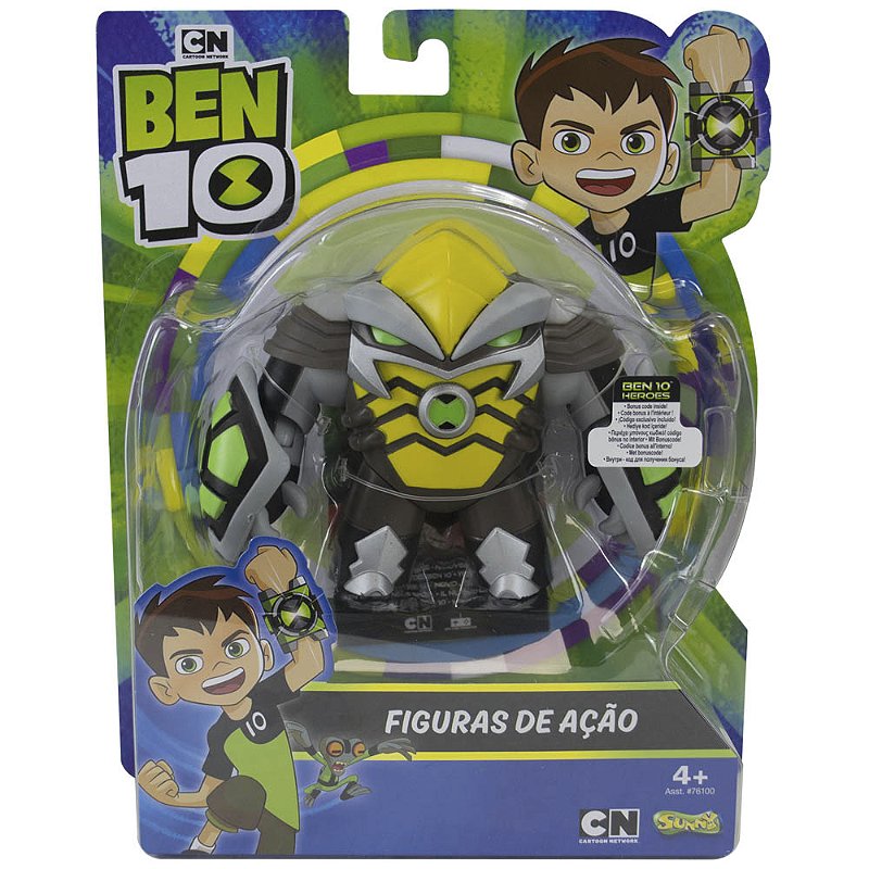 Boneco Bala de Canhão - Ben 10 Figura Articulada 10 cm Sunny - Melhor ...