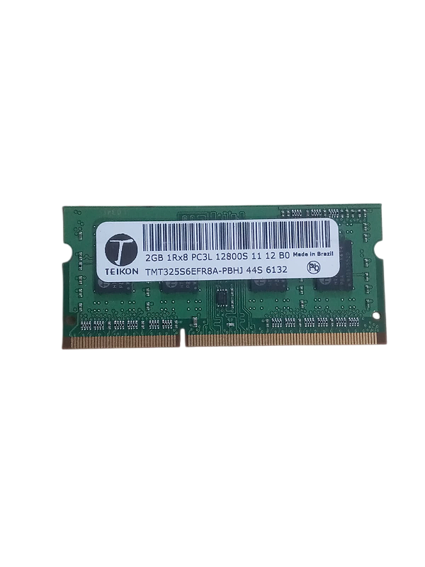 Memória RAM Teikon 2GB 1Rx8 PC3L-12800S – DDR3L para Notebook - iTi ...