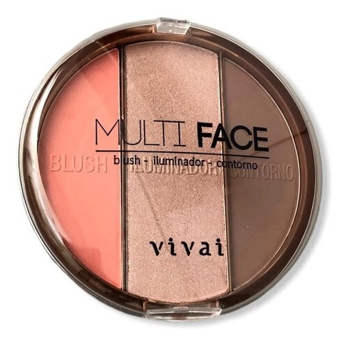 Paleta Trio Multi Face - Vivai - Vício Makeup Store