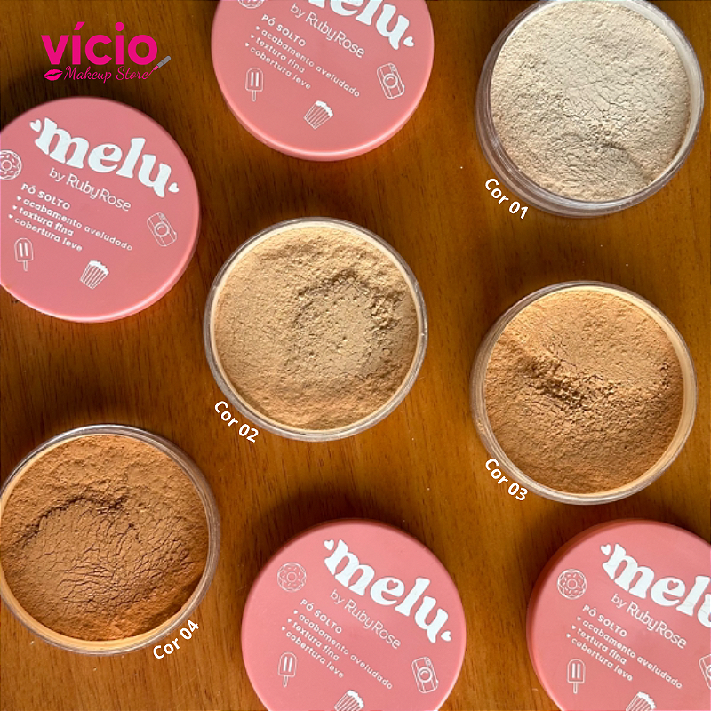 Pó Facial Solto - Melu - Vício Makeup Store