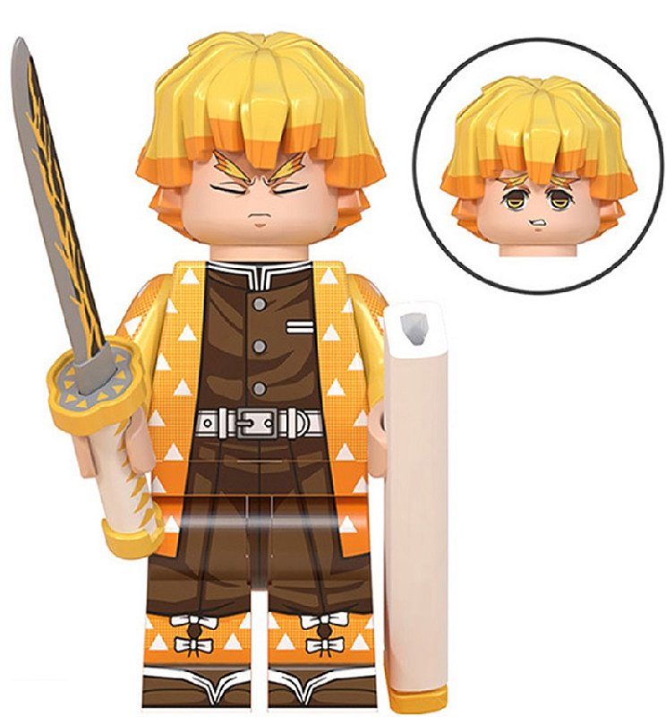Boneco Zenitsu Agatsuma Demon Slayer - Stocktoys