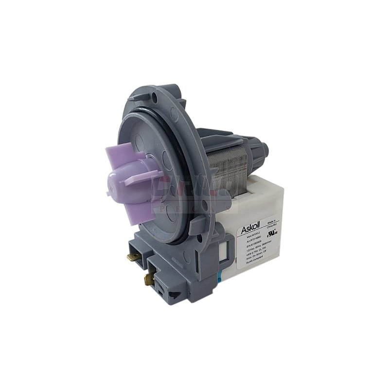 Eletrobomba Drenagem Lavadora LG Wd1412rt - Eau61383506 - Cirilo Peças ...
