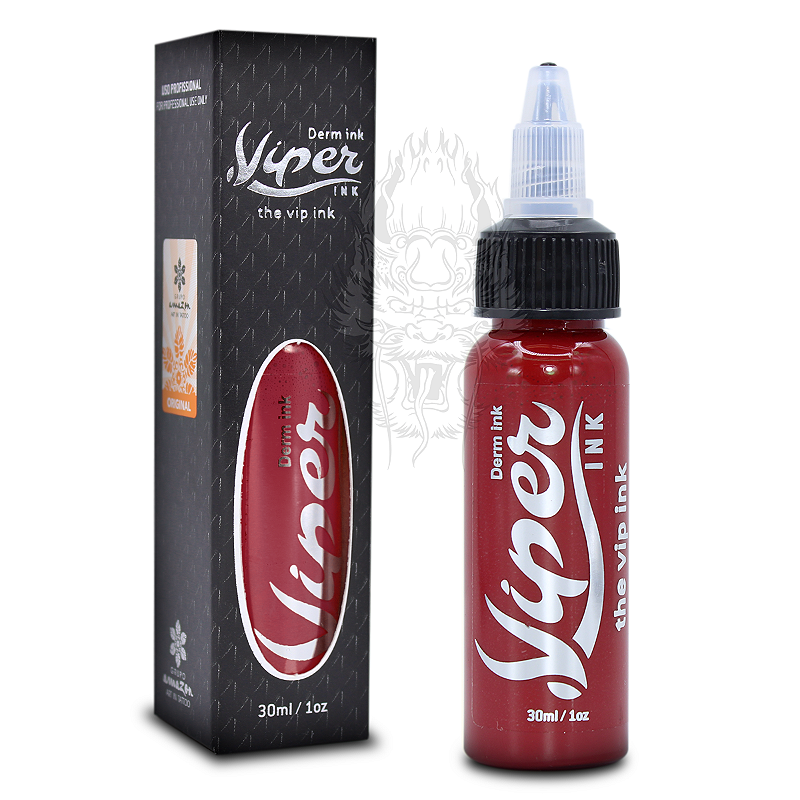 Tinta Viper ink 30ml Vermelho Sangue de Vampiro - GRINGOS TATTOO