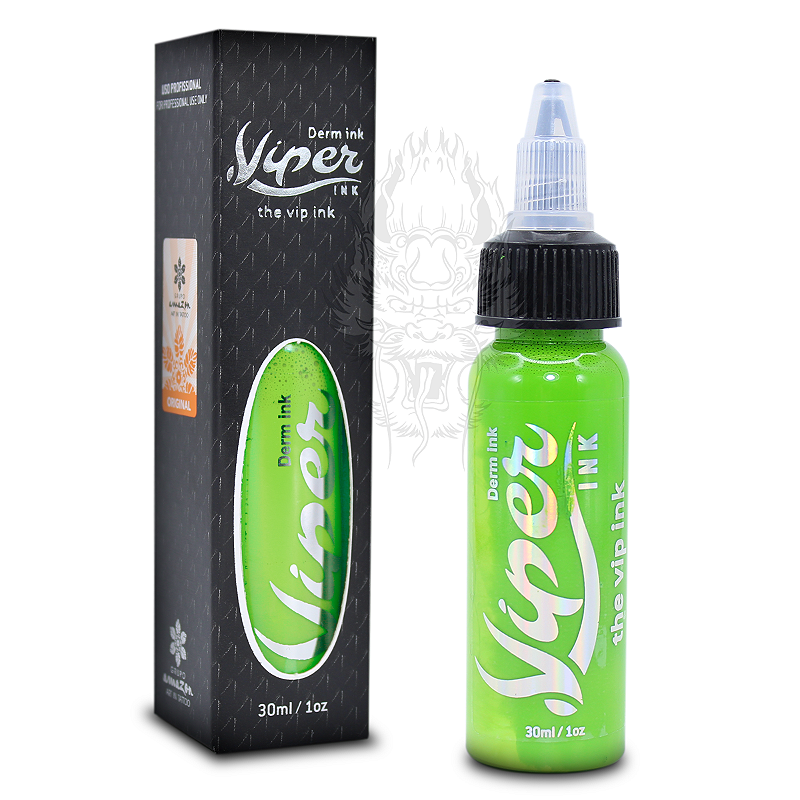 Tinta Viper ink 30ml Lime Green - GRINGOS TATTOO