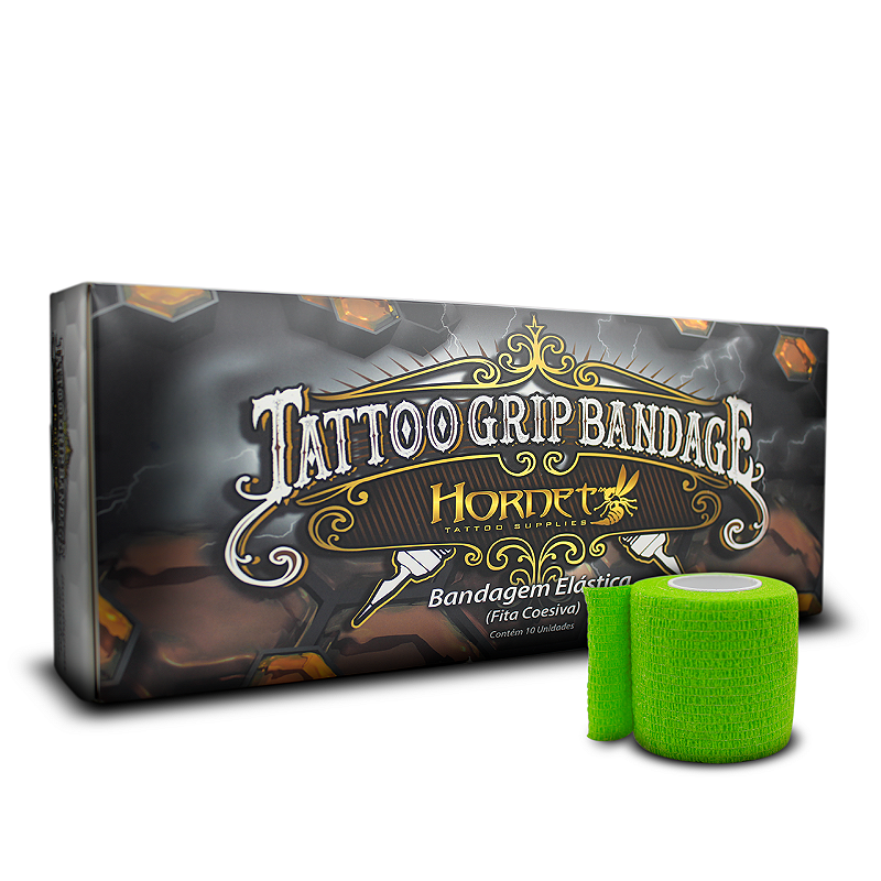 Bandagem Hornet CX 10un Green - GRINGOS TATTOO