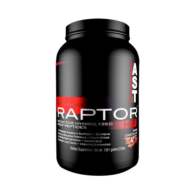 Raptor Beef Protein Isolado e Hidrolisado (900g) - AST Sports - AST ...