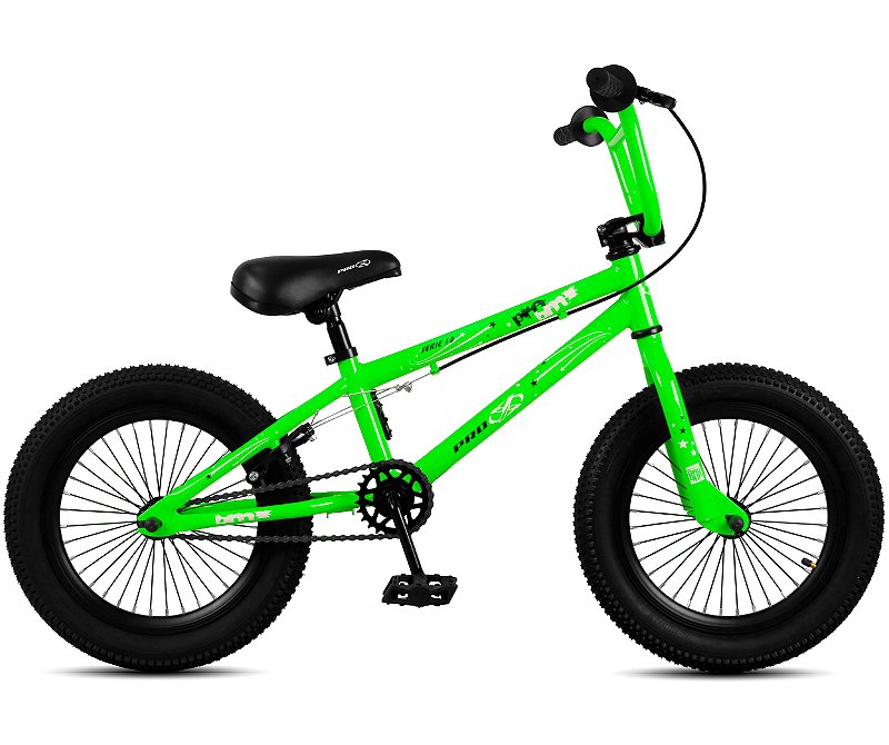 Bicicleta Pro-X BMX Serie 16 - Verde Neon - Pro-X Bikes - BMX Nova Era