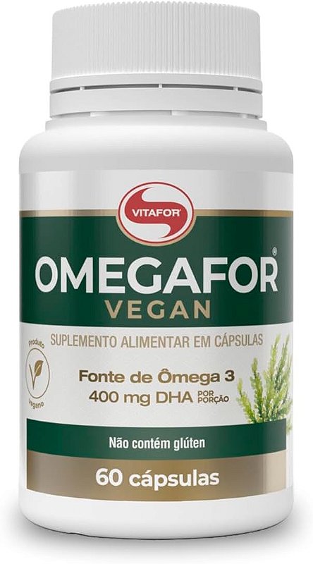 OMEGAFOR VEGAN 60 CAPSULAS 700MG - RBR SUPLEMENTOS