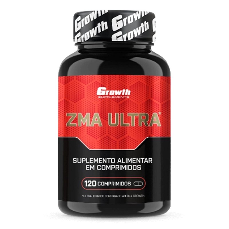 ZMA ULTRA 120 CAPS - GROWTH SUPPLEMENTS - RBR SUPLEMENTOS