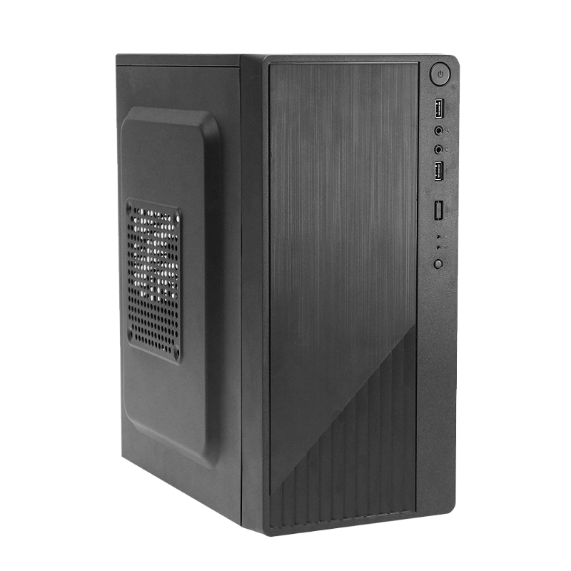 GABINETE MATX BRAZILPC BPC-N110MATX-B M255 S/ BAIA (2xUSB/AUDIO) S/ F - GPJ