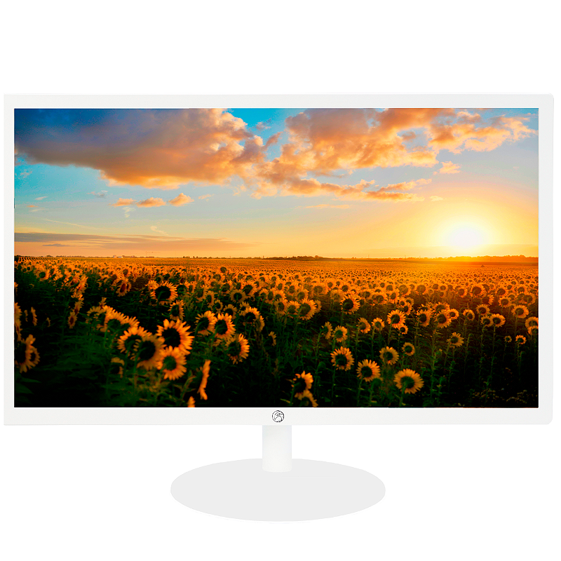 MONITOR LED 21.5 BRAZILPC 22WBR-75 FHD 75Hz BRANCO WIDESCREEN BOX IF - GPJ