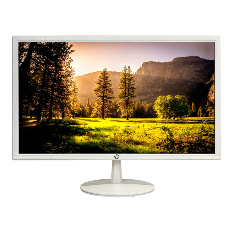 MONITOR LED 24 BRAZILPC 24WBR-75 FHD 75Hz BRANCO WIDESCREEN - GPJ