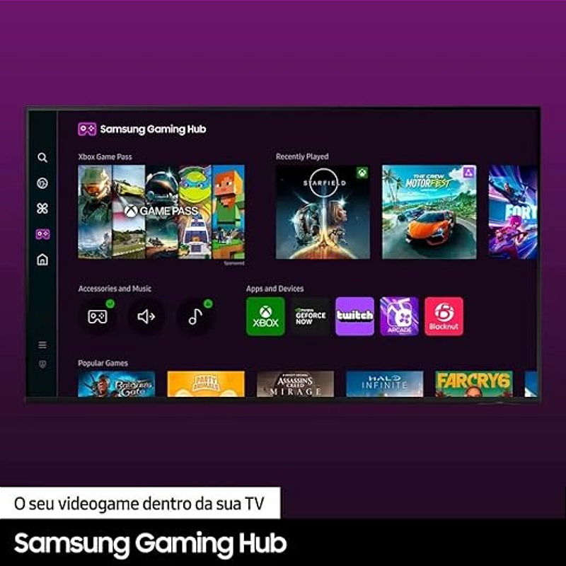 TV SMART SAMSUNG 50 CRYSTAL UHD 4K 50DU80000 - GPJ